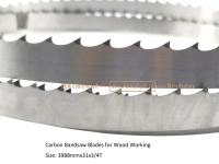 China Carbon Band Saw Blade for Wood Cutting 3988mm x 31mm x 3/4T SK5 Hardened Steel for sale