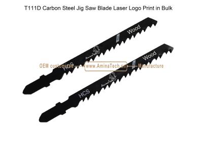 China T111D Carbon Jig Saw Blade 100mmx8x6T for Wood Cutting Bulk Laser Logo for sale