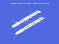 China T118B Bimetal Jig Saw Blade 75mm x 8 x 18T Laser Logo Print Bulk Reciprocating Saw Blade for Power Tools for sale