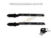 China T119BO Carbon Jig Saw Blade 75mm x 6 x 12T for Wood Cutting Bulk with Laser Logo for sale