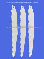 China Tungsten Carbide Tipped Reciprocating Saw Blade 225mm 9 Inch 5 TPI for Cutting Screws for sale