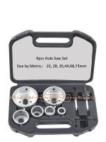 China 9pcs Carbide Grit Hole Saw Set 7/8 to 2-7/8 Inch for Tile and Punch for sale