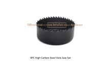 China 9PC High Carbon Steel Hole Saw Set for sale