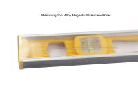 China Aluminum Alloy Magnetic Water Level Ruler 300mm-1000mm for Precision Level Measurement for sale
