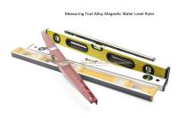 China Aluminum Alloy Magnetic Water Level Ruler 300mm-1000mm for Precision Level Measurement for sale
