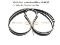 China M51 8% Cobalt Band Saw Blade 1400mm x 13mm 14/18 TPI for Wood and Steel Cutting for sale