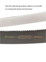 China M51 8% Cobalt Band Saw Blade 1400mm x 13mm 14/18 TPI for Wood and Steel Cutting for sale