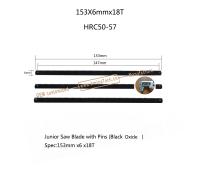 China Junior Saw Blade with Pins Black Oxide 153mm x 6mm 18T for Wood Plastic Metal Cutting for sale