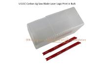 China U111C Carbon Steel Jig Saw Blade 100mm x 8 x 8T for Wood Cutting Bulk Laser Logo for sale