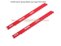 China Carbon Steel Jig Saw Blade 100mm x 8 x 10T for Wood Cutting Bulk with Laser Logo for sale