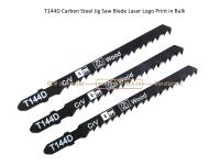 China T144D Carbon Jig Saw Blade 100mmx8x6T for Wood Cutting Bulk Laser Logo Print for sale