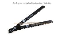 China T144D Carbon Jig Saw Blade 100mmx8x6T for Wood Cutting Bulk Laser Logo Print for sale