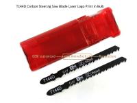 China T144D Carbon Jig Saw Blade 100mmx8x6T for Wood Cutting Bulk Laser Logo Print for sale