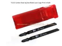 China T111C Carbon Steel Jig Saw Blade 100mmx8x8T for Wood Cutting Bulk Laser Logo for sale