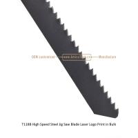 China T118B High Speed Steel Jig Saw Blade 75mm x 8mm 12TPI for Straight Cuts in Medium Thin Metal for sale
