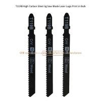 China T119B Carbon Jig Saw Blade 92mm x 8 x 12T for Wood Cutting Bulk Laser Logo for sale