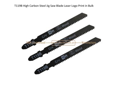 China T119B Carbon Jig Saw Blade 92mm x 8 x 12T for Wood Cutting Bulk Laser Logo for sale