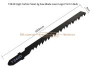 China T244D Carbon Jig Saw Blade 100mmx6.5x6T Laser Logo Bulk for Wood Cutting Power Tool for sale
