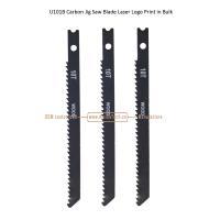 China U101B Carbon Steel Jig Saw Blade 100mm x 8 x 10T for Wood Cutting Bulk Laser Logo for sale