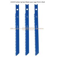 China U101D Carbon Steel Jig Saw Blade 100mm x 8 x 10T for Wood Cutting Bulk Laser Logo for sale