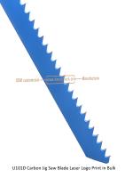 China U101D Carbon Steel Jig Saw Blade 100mm x 8 x 10T for Wood Cutting Bulk Laser Logo for sale