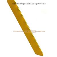 China U118A Bimetal Jig Saw Blade 85mmx8x18T Laser Logo Print Bulk Reciprocating Saw Blade for Cutting Soft Metal for sale