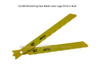 China U118A Bimetal Jig Saw Blade 85mmx8x18T Laser Logo Print Bulk Reciprocating Saw Blade for Cutting Soft Metal for sale