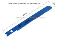 China U118B Bimetal Jig Saw Blade 85mm x 8 x 14T Laser Logo Bulk Reciprocating Saw Blade for sale