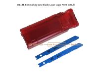 China U118B Bimetal Jig Saw Blade 85mm x 8 x 14T Laser Logo Bulk Reciprocating Saw Blade for sale