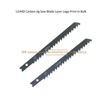 China U144D Carbon Jig Saw Blade 100mmx8x6T for Wood Cutting Bulk Laser Logo for sale