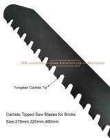 China Carbide Tipped Saw Blades for Brick Cutting 215mm 320mm 460mm for sale