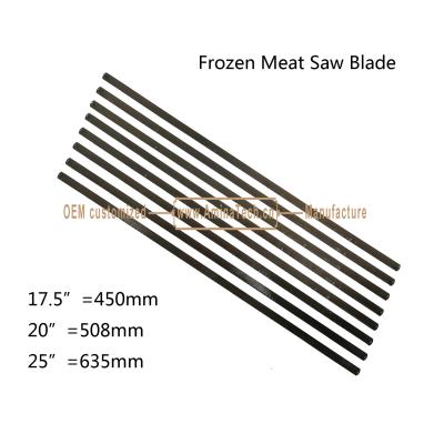 China Carbon Steel Frozen Meat Saw Blade 450mm 508mm 635mm for Industrial Cutting for sale