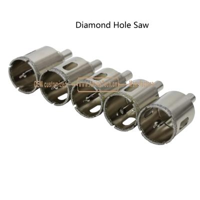 China Diamond Hole Saw for Granite Glass Ceramic 35mm 68mm Electroplated Cutting Tool for sale