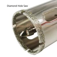 China Diamond Hole Saw for Granite Glass Ceramic 35mm 68mm Electroplated Cutting Tool for sale