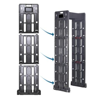 China 48 Zone Portable Walk Through Metal Detector IP67 Waterproof 2250x850x500mm for sale