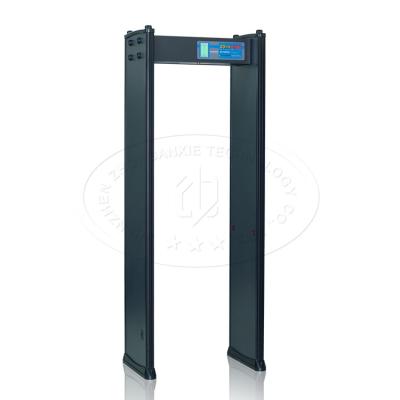 China Black Digital Display Airport Metal Detector 4 Zones 2230x580x830mm 90-240V for sale