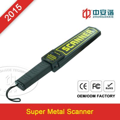 China Digital Hand Held Metal Detecting Wand 25KHz 9V for Mobile Phone GSM Card Security Check for sale