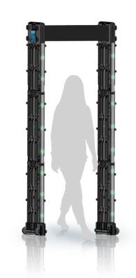 China Folding Portable Walk Through Metal Detector 8-24 Zones IP67 LCD Touch Screen for sale