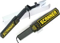 China Professional Digital Metal Detector 9V Battery 400g Airport Security Handheld Scanner for sale