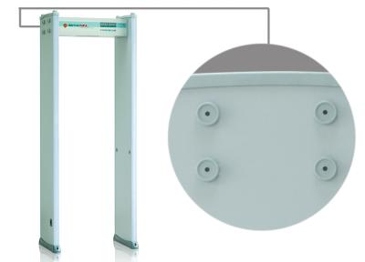 China Silver Grey MD Metal Detector Metal Detector Walk Through 200 Sensitivity for sale