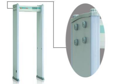 China Industrial Full Body Walk Through Metal Detector Gate 18 Zone 2000mm Channel for sale