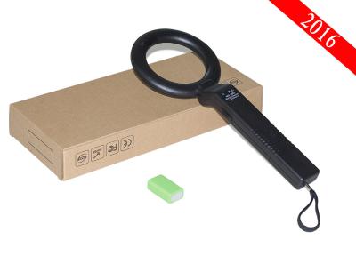 China HandHeld Metal Detector MD Round Shaped FCC ROHS Certification for sale