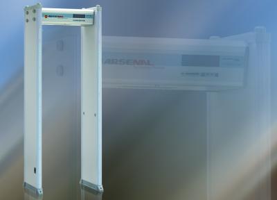 China 18 Zones Walk Thru Archway Metal Detector Gate 2020x700mm Channel with LED Indicator Lamp for sale