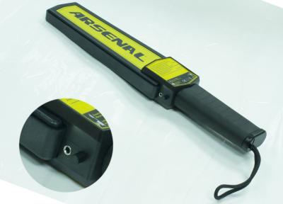 China Light Weight Body Scanner Metal Detector Portable With Rechargeable Battery for sale