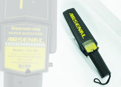 China Security Hand Held Metal Detector Wand , Hand Held Metal Scanner High Stability for sale