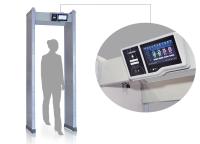 China Durable Multi Zones Archway Metal Detector Gate Airport Courts Security Door Frame for sale