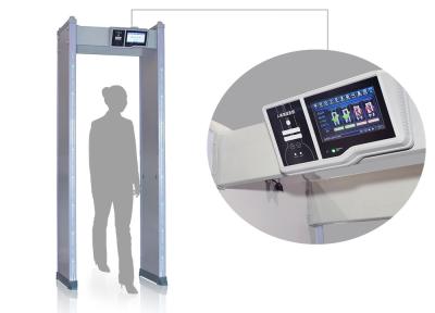 China Durable Multi Zones Archway Metal Detector Gate Airport Courts Security Door Frame for sale