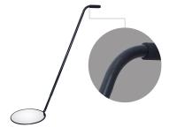 China HandHeld MD Metal Detector Round Shaped Adjustable Sensitivity FCC ROHS Certification for sale