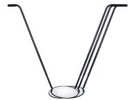 China Custom Round Vehicle Inspection Mirror With LED Light 30CM Diameter for sale