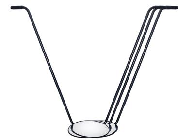 China Custom Round Vehicle Inspection Mirror With LED Light 30CM Diameter for sale